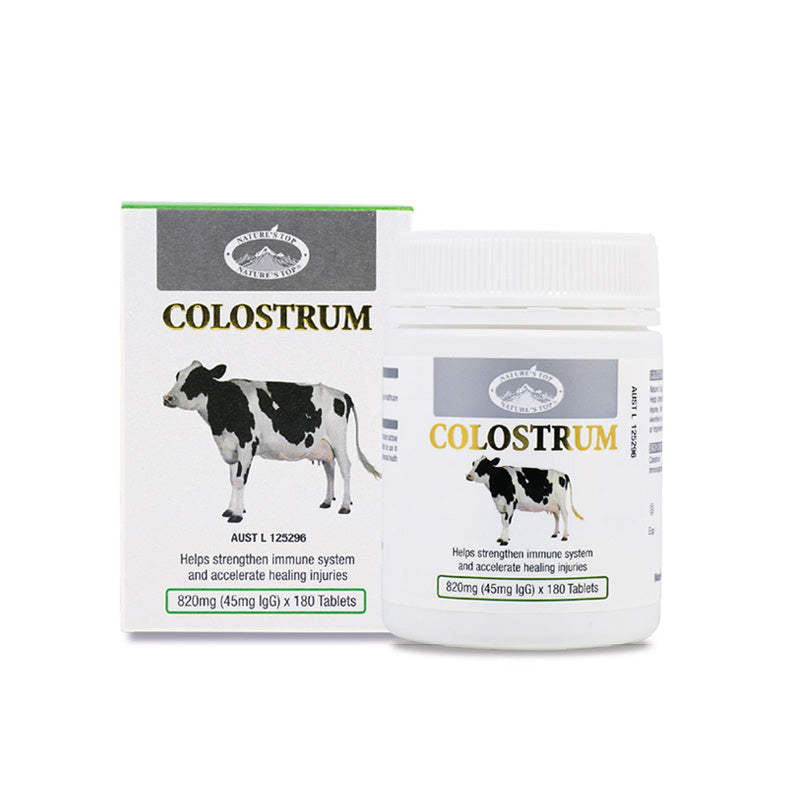 [Nature's Top] Colostrum 820mg (45mg IgG) *180 tabs – Homart Korea