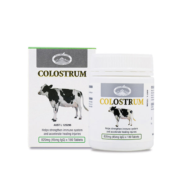 [Nature's Top] Colostrum 820mg (45mg IgG) *180 tabs – Homart Korea